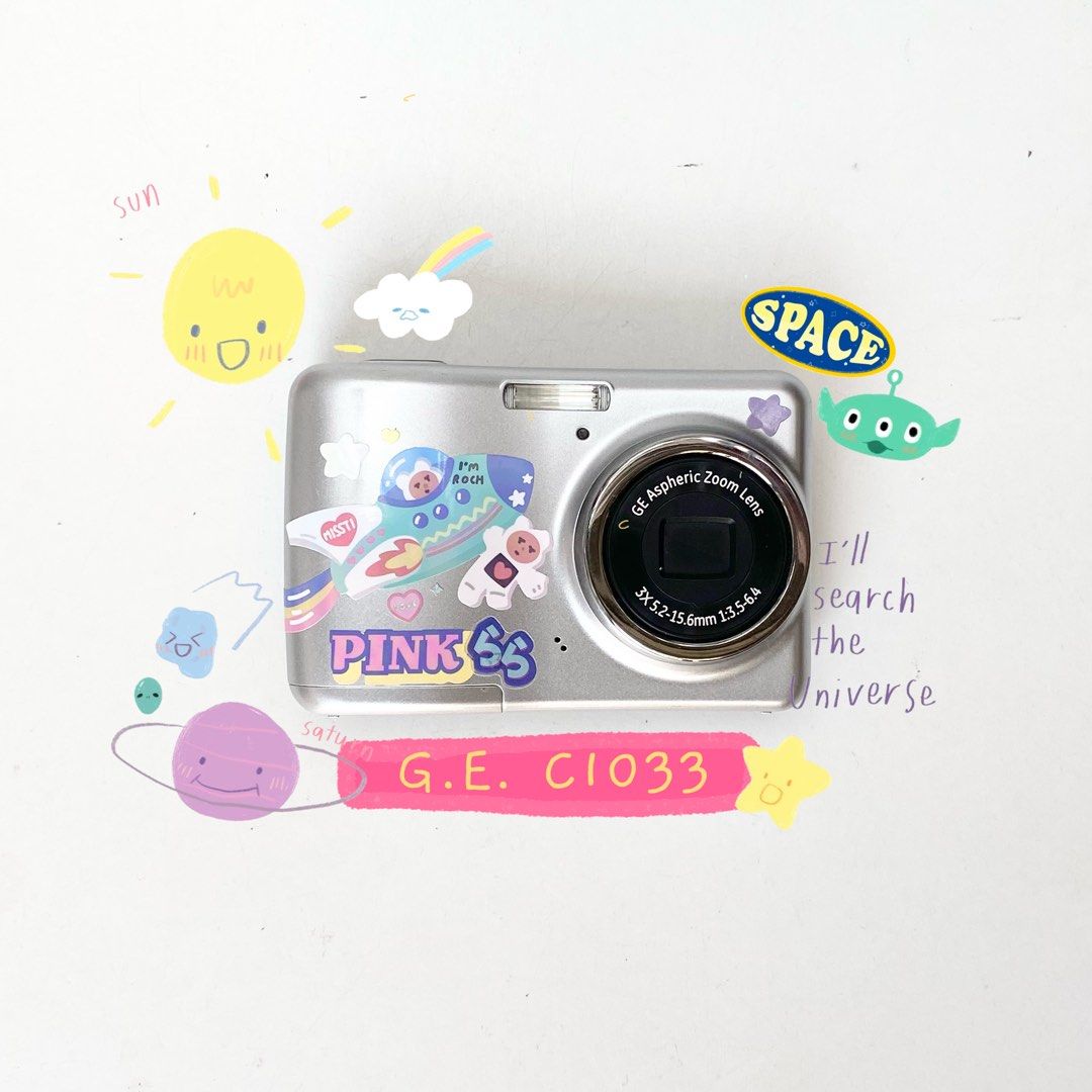 Vintage G.E. C1033 Silver Digital Camera Digicam Y2K, Photography ...