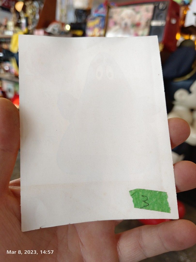 Vintage Grimace Valentine's Day Note Card, Hobbies & Toys, Memorabilia ...