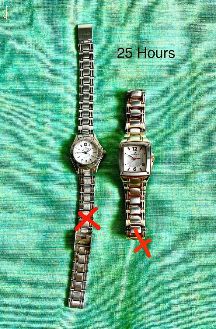 Vintage Ladies Quartz Watch - 25 HOURS IEKE RITZ SWISS BILANO IK ...