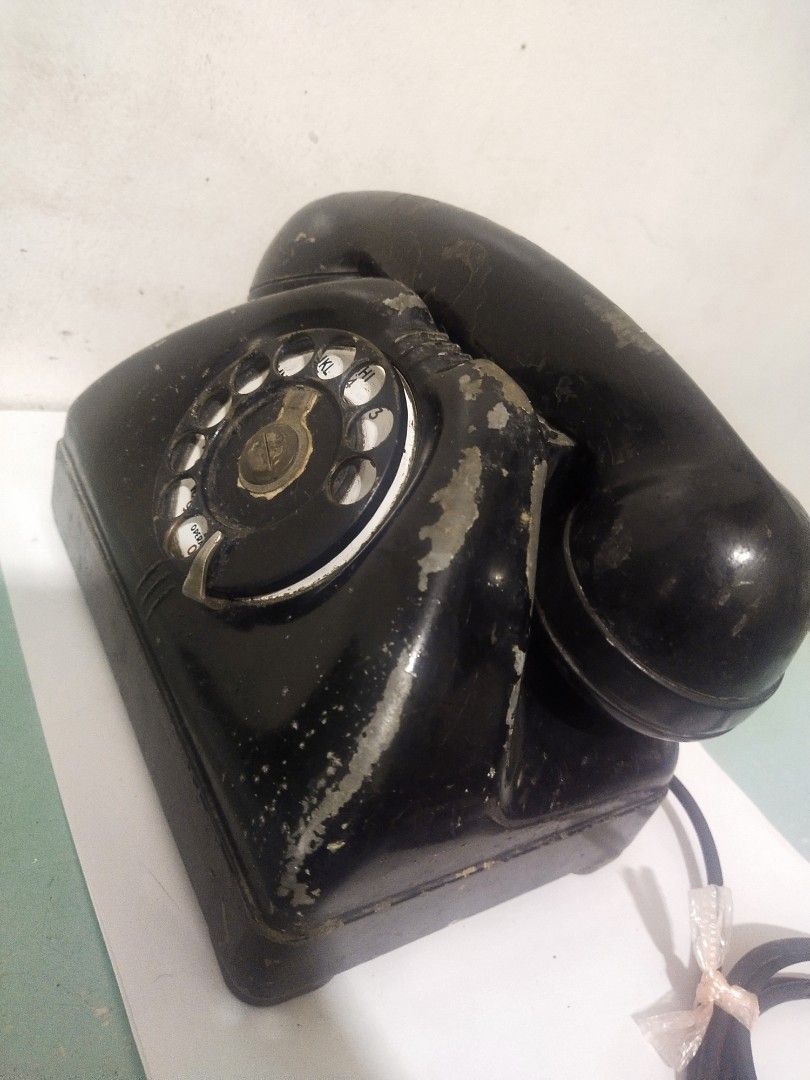vintage Rotary Dial Phone/Signal Corps US Army/1952/Not Working ...