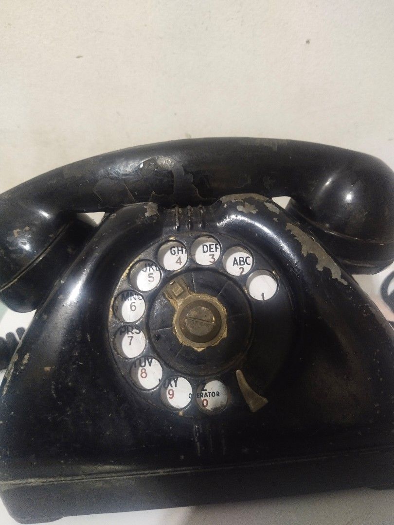 vintage Rotary Dial Phone/Signal Corps US Army/1952/Not Working ...