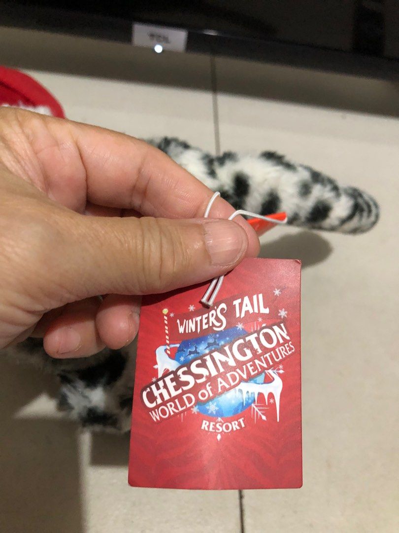 Winter’s Tail 9” Snow Leopard Plush, Hobbies & Toys, Toys & Games on Carousell