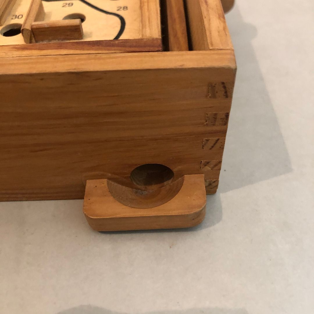 Wooden Tilt Game Kids Children Nostalgia (Missing Ball/Marble), Hobbies ...