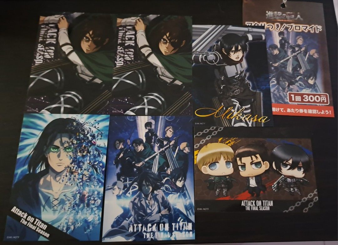 [WTS] - Attack On Titan/Shingeki No Kyojin Bromide Photo Card Kuji ...