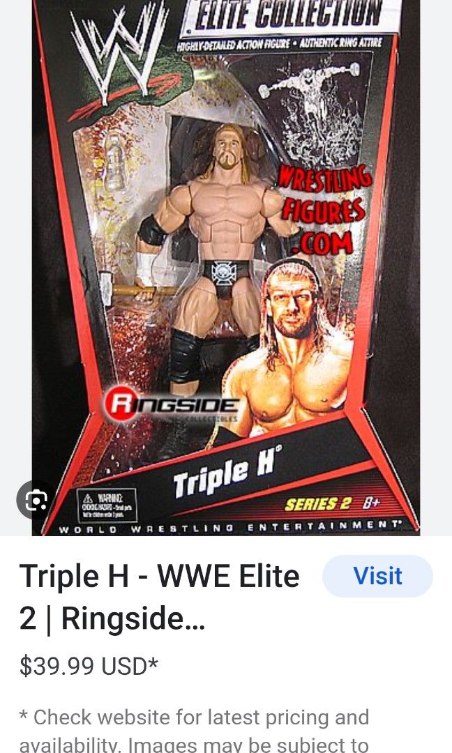 Wwe figure triple h tengah cari, Hobbies & Toys, Toys & Games on Carousell