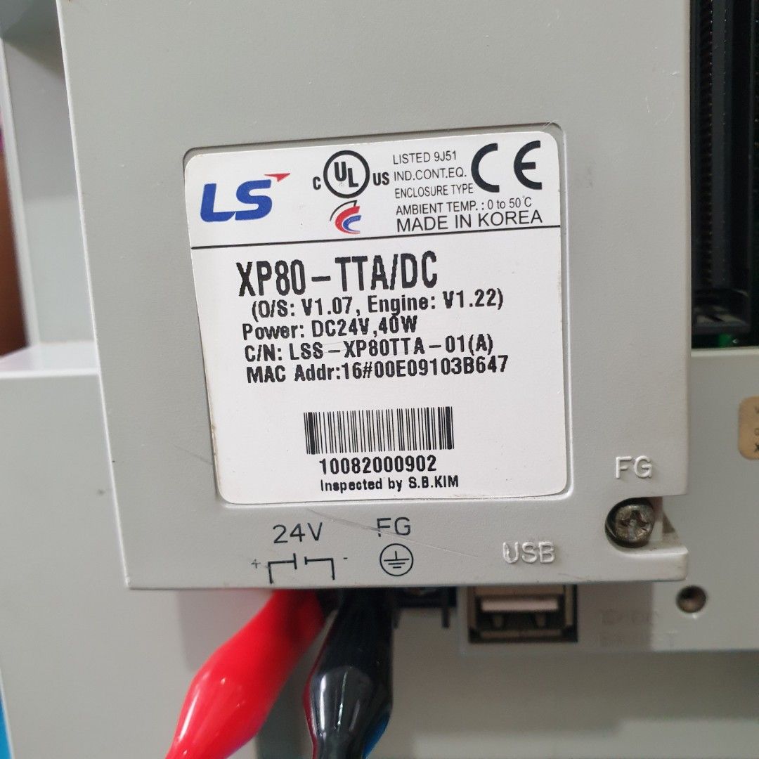 XP80-TTA/DC LS ELECTRIC TOUCHSCREEN PANEL HMI PROGRAMMABLE TERMINAL, Commercial & Industrial ...