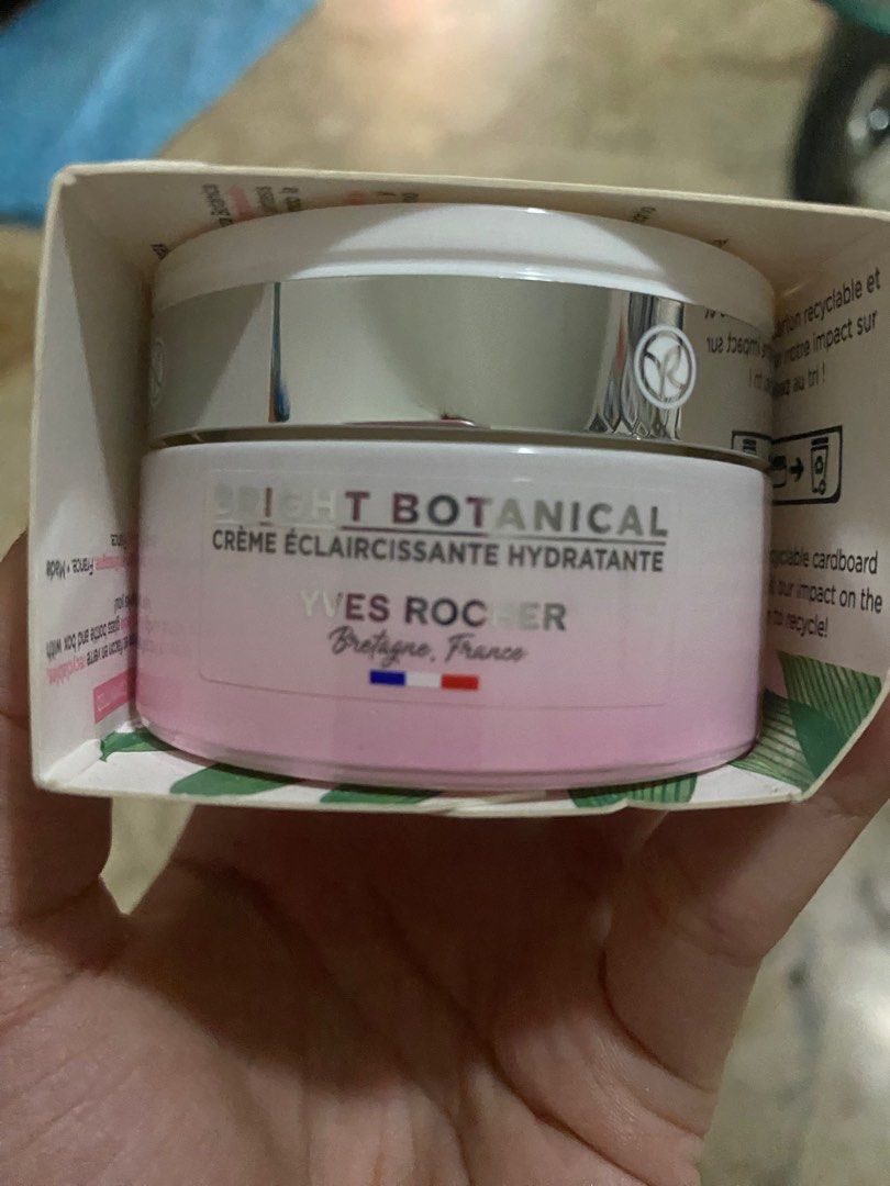 Yves Rocher Bright Botanical Brightening Hydrating Cream 50ml, Beauty ...