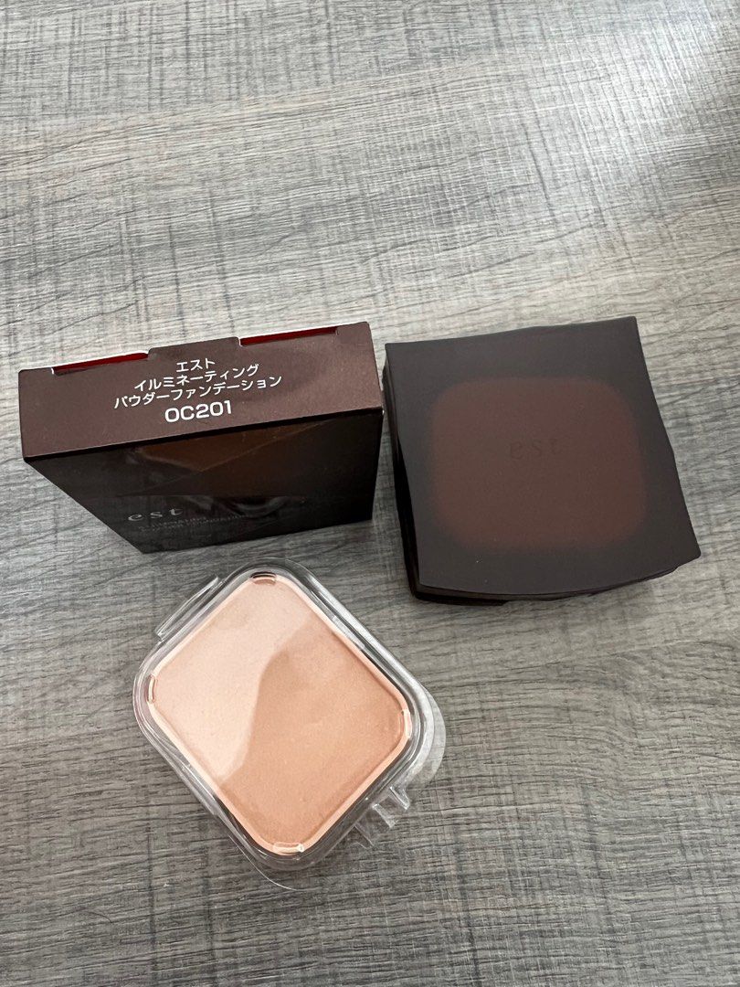 100% new est powder 防曬粉餅, 美容＆個人護理, 健康及美容 - 皮膚護理, 化妝品 - Carousell