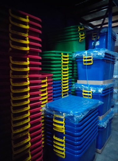 205L COLORED STORAGE BOXES BIG, Furniture & Home Living, Home ...