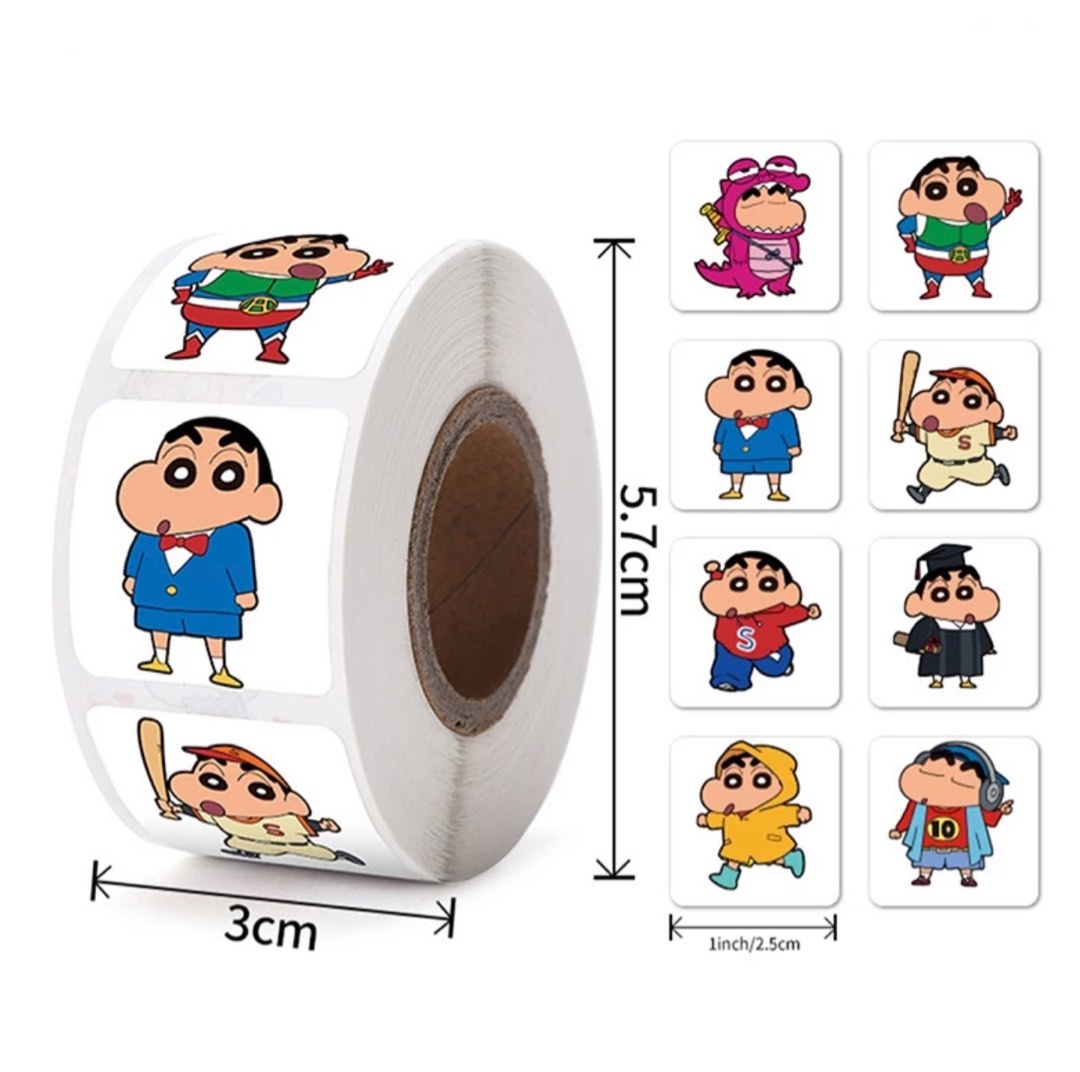 [$2 for 40pcs] [$5 for 100pcs] Cute Reward Crayon Shin-Chan stickers ...