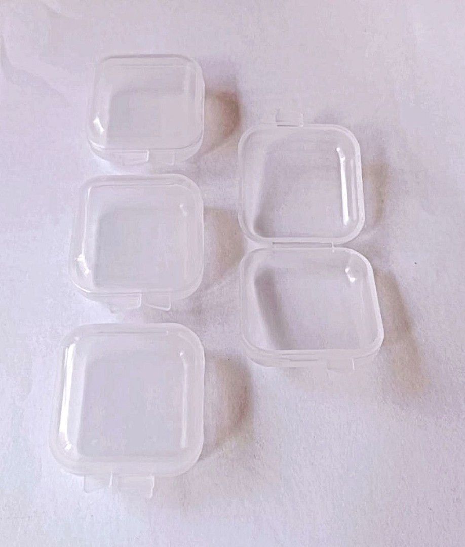 4pcs small plastic storage boxes, Furniture & Home Living, Home Improvement & Organisation ...