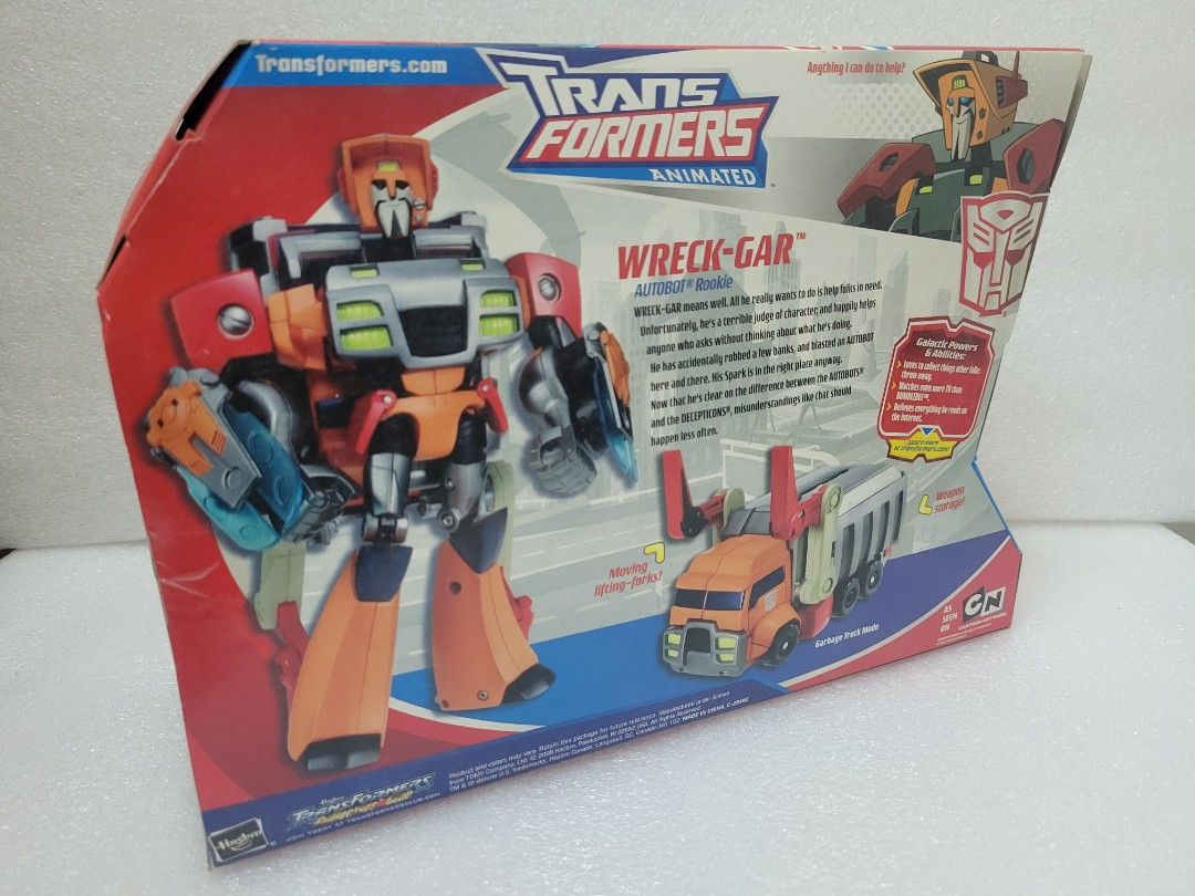 全新未開 Transformers Animated TFA WRECK GAR 變形金剛 TAKARA TOMY, 興趣及遊戲, 玩具 ...