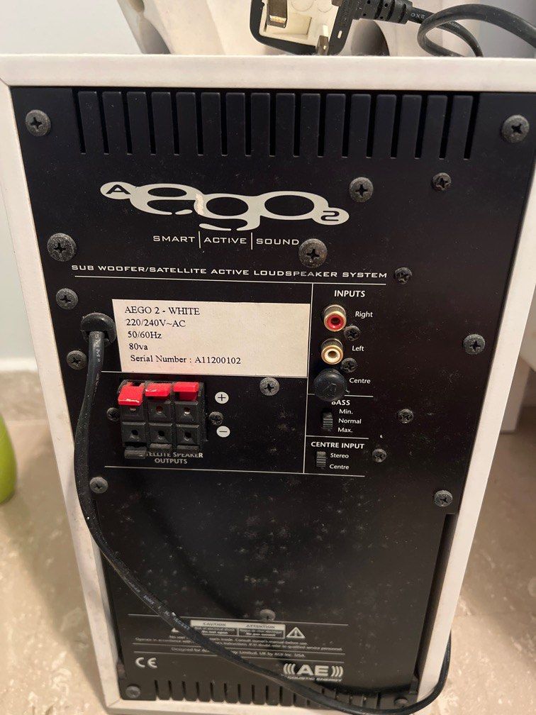 Aego 2.1 speaker system set, Audio, Soundbars, Speakers & Amplifiers on ...