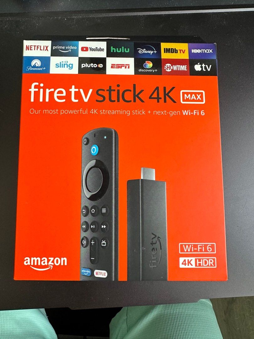 Amazon Fire Tv Stick 4K Max, TV & Home Appliances, TV & Entertainment ...