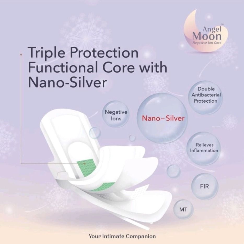 ANGEL MOON ANION W NEGATIVE ION NANO SILVER AND FAR INFRA RED SANITARY ...
