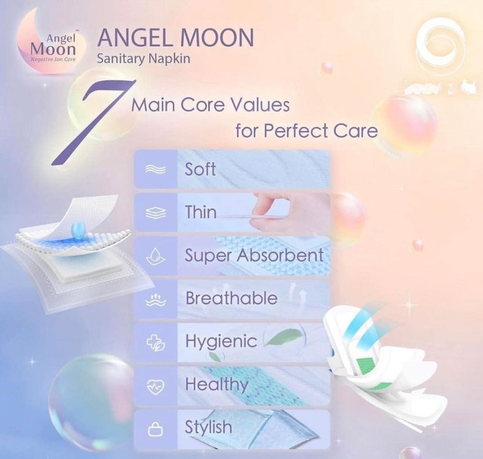 ANGEL MOON ANION W NEGATIVE ION NANO SILVER AND FAR INFRA RED SANITARY ...