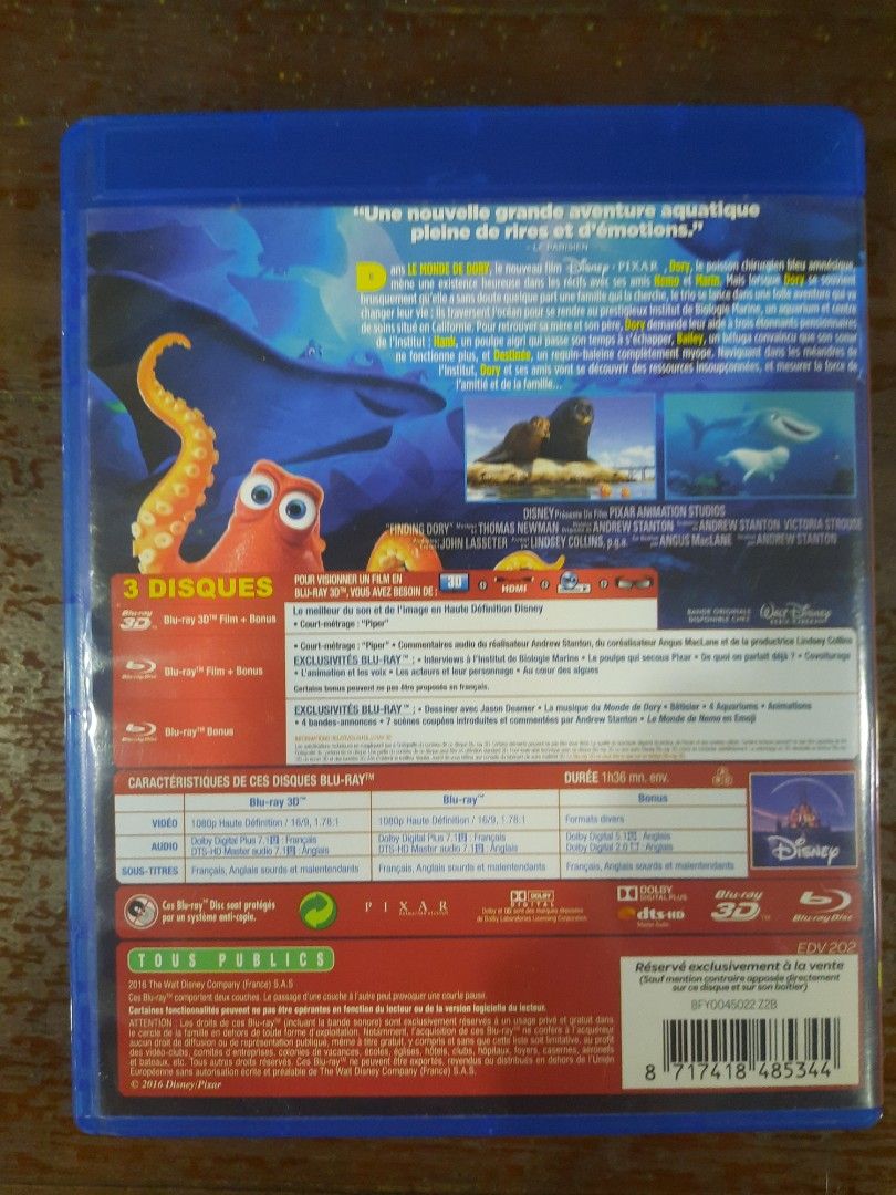 Animated movies DVD and bluray, Hobbies & Toys, Music & Media, CDs ...