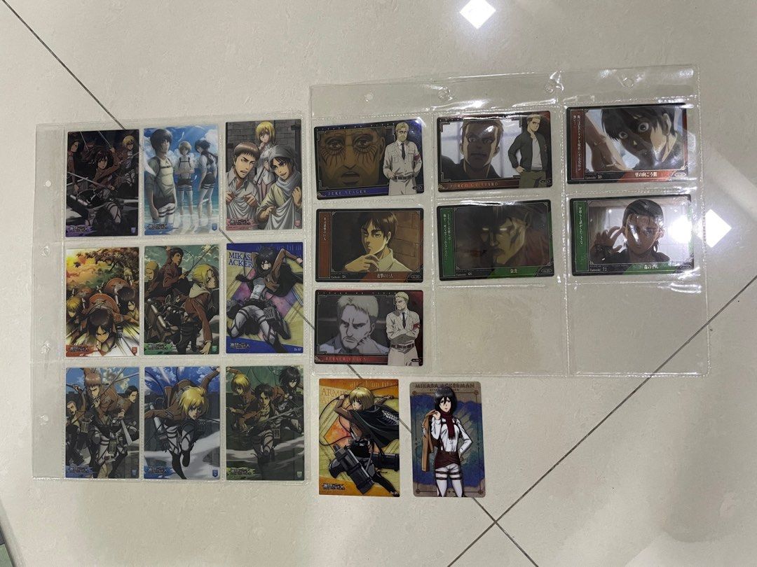 AOT Attack on Titan Cards, Hobbies & Toys, Memorabilia & Collectibles ...