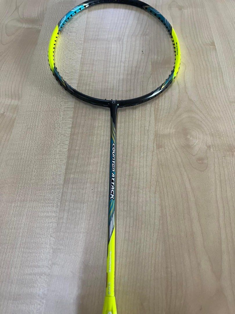Apacs Counter Attack Racket- Yellow, Sports Equipment, Sports & Games ...