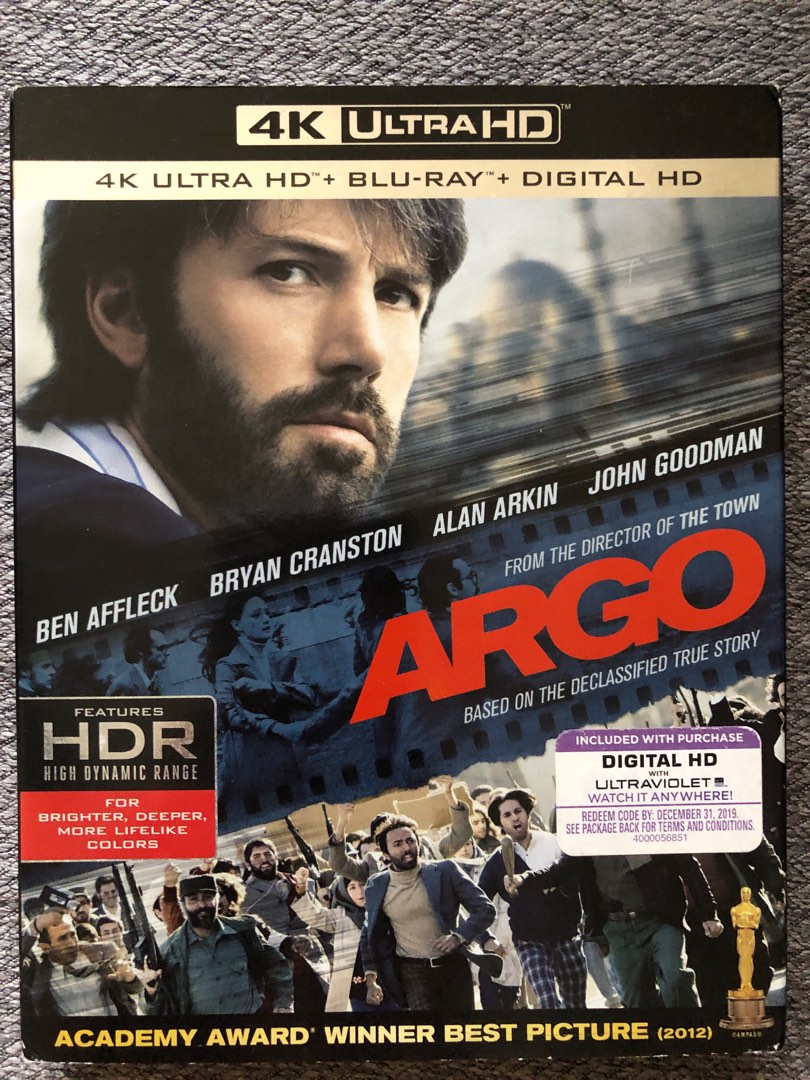 ARGO 4K UHD BLU RAY WITH SLIPCASE, Hobbies & Toys, Music & Media, CDs ...