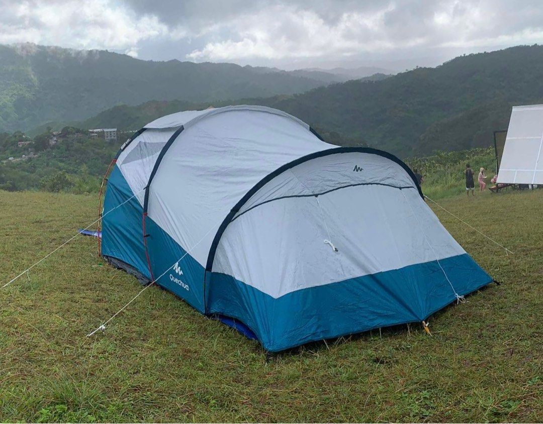 Arpenaz Camping Tent 4.1 F&V (Decathlon), Furniture & Home Living ...