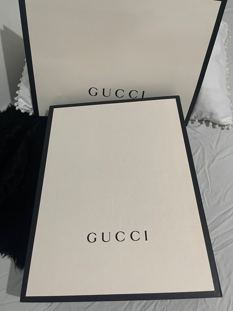 Authentic GUCCI box & paper bag on Carousell