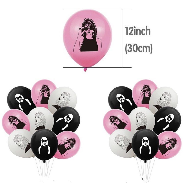 [Avail] Taylor Swift B Balloons Decoration Set Birthday Party Banner ...