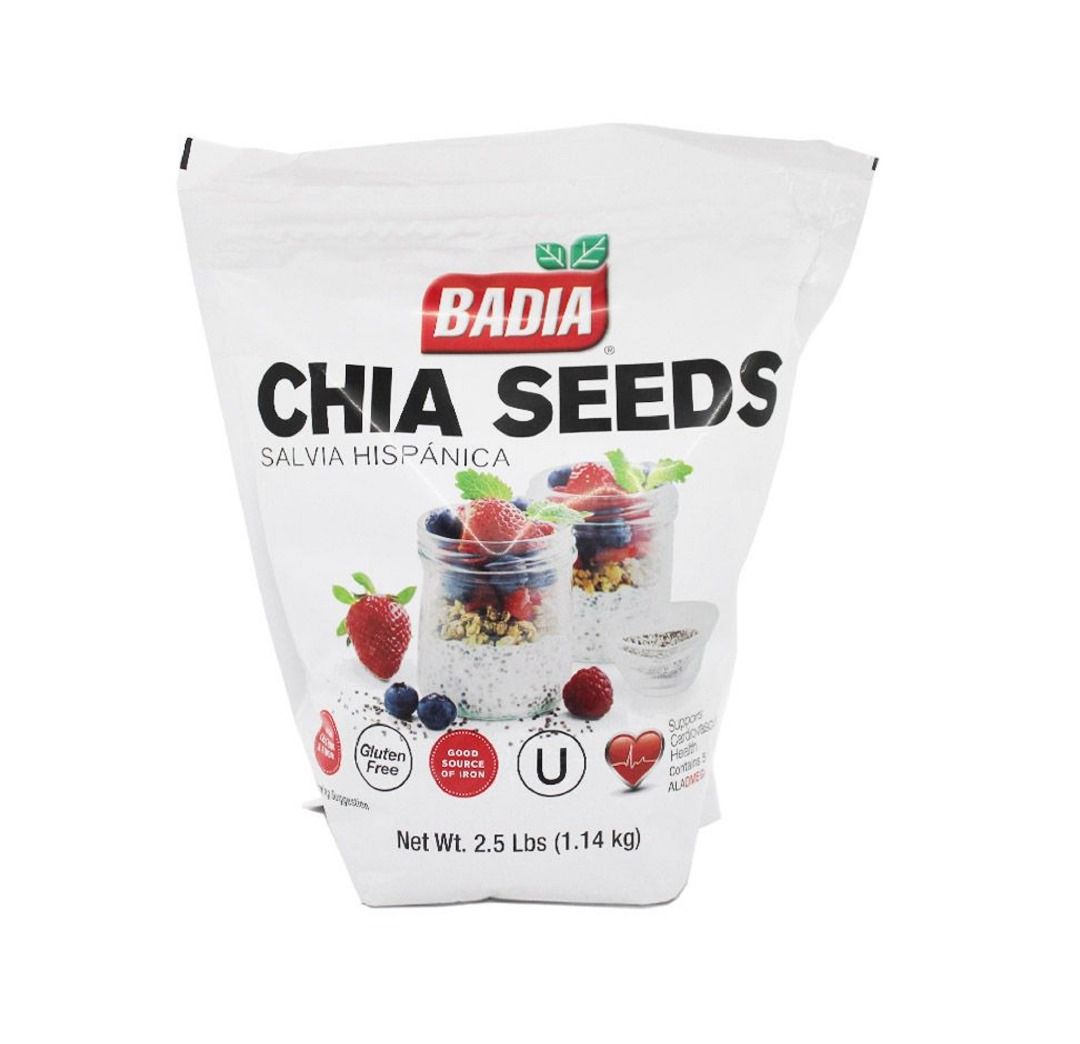 Badia Chia Seed 2.5 lbs, Food & Drinks, Other Food & Drinks on Carousell