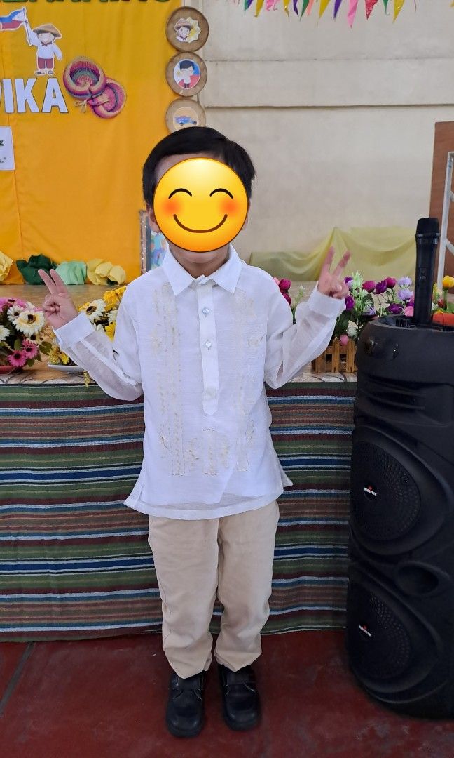 Barong (buwan ng wika), Babies & Kids, Babies & Kids Fashion on Carousell