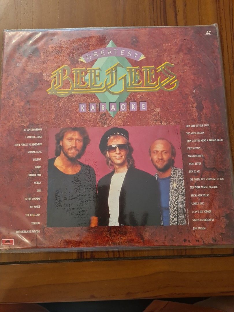 Bee Gees Laser Disc Karaoke, Hobbies & Toys, Music & Media, CDs & DVDs ...