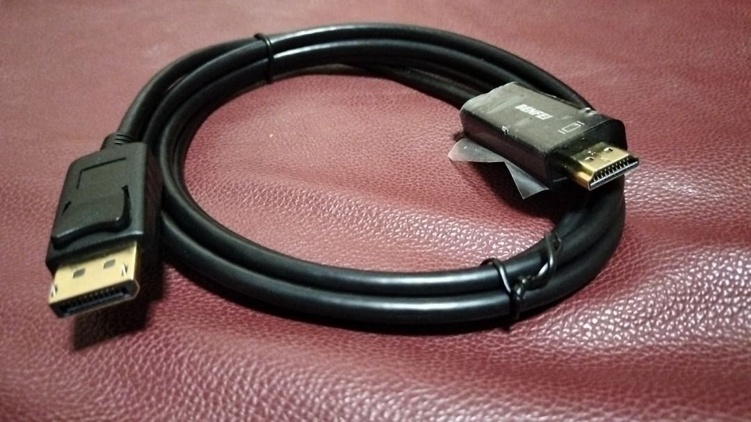 Benfei 1.8m male Display port to male HDMI cable, Computers & Tech ...