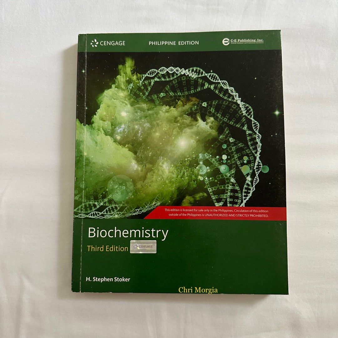 Biochemistry book 3rd edition by H. Stephen Stoker, Hobbies & Toys ...