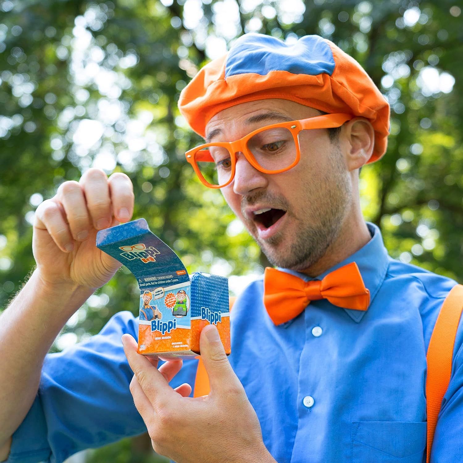 Blippi Mini Mobiles, 5 Pack Mini Vehicles - Features Character Toy ...
