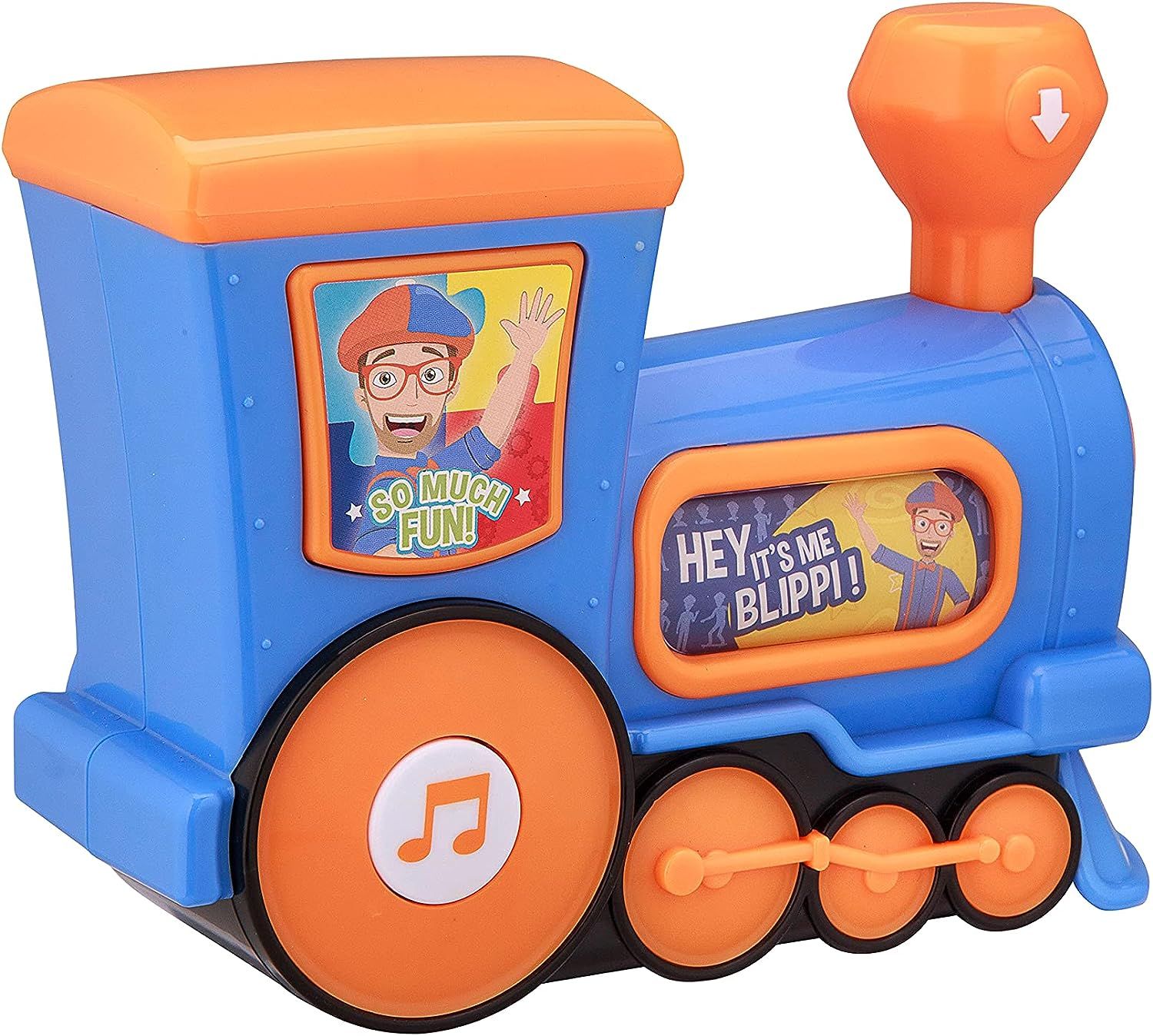 Blippi Train Musical Toy for Kids, Includes Built-in Music and Sound ...