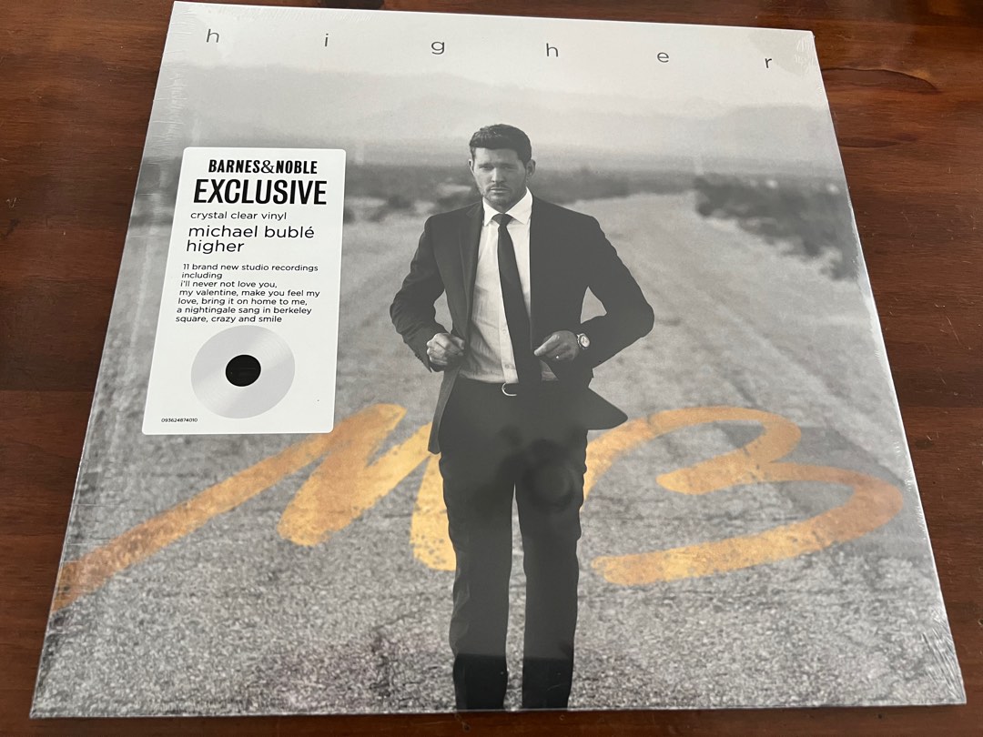 (B&N EXCLUSIVE) Michael Buble - Higher (Limited Edition Crystal Clear ...