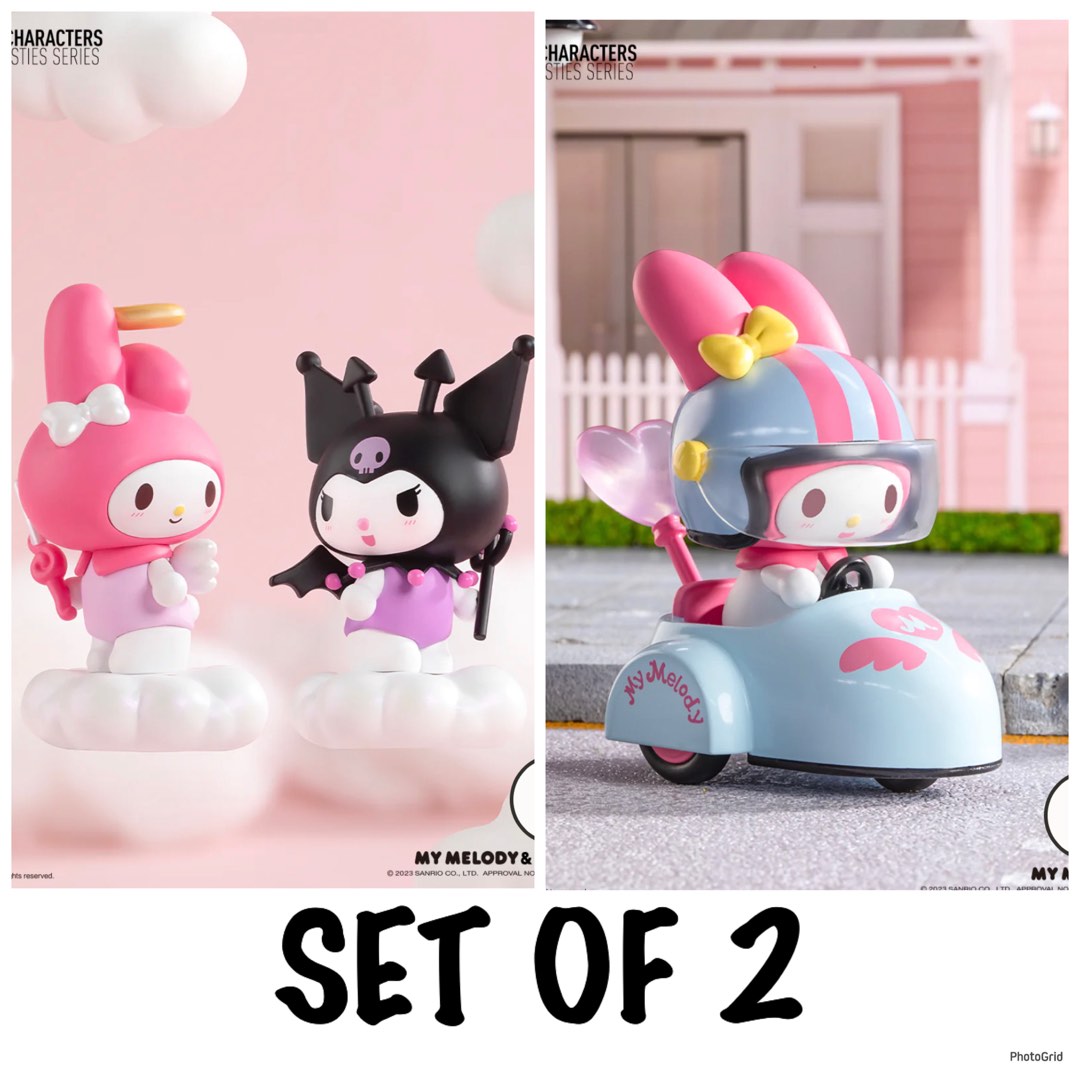 WTT/WTS BNIF Popmart Sanrio My Melody x Kuromi Set, Hobbies & Toys ...