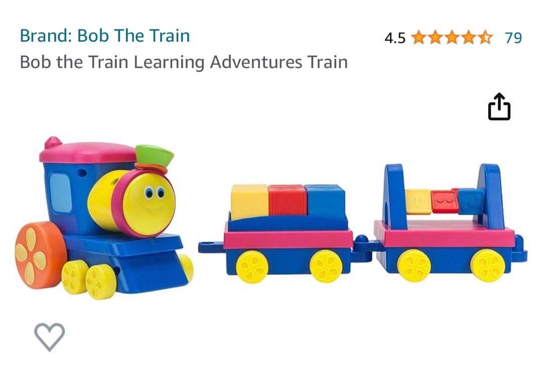 Bob the train toy, Babies & Kids, Infant Playtime on Carousell