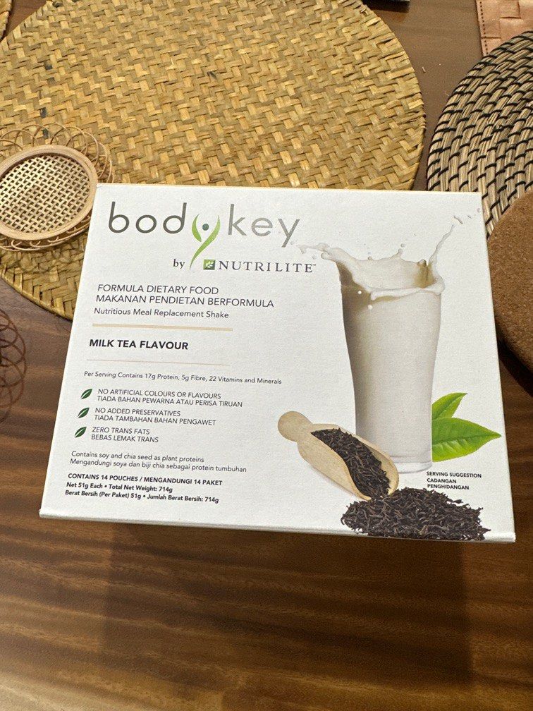 Body key by nutrilite milk tea, Health & Nutrition, Health Supplements ...