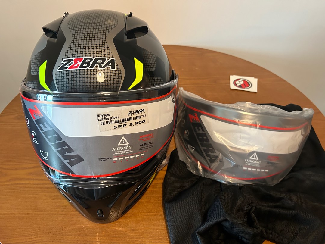 BRAND NEW ZEBRA MODULAR HELMET LARGE on Carousell