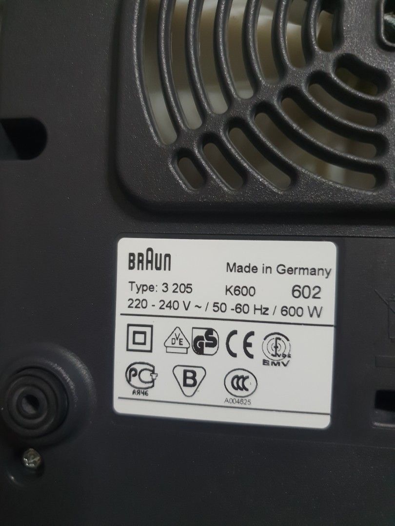 Braun Combimax 600 Food Processor, TV & Home Appliances, Kitchen ...