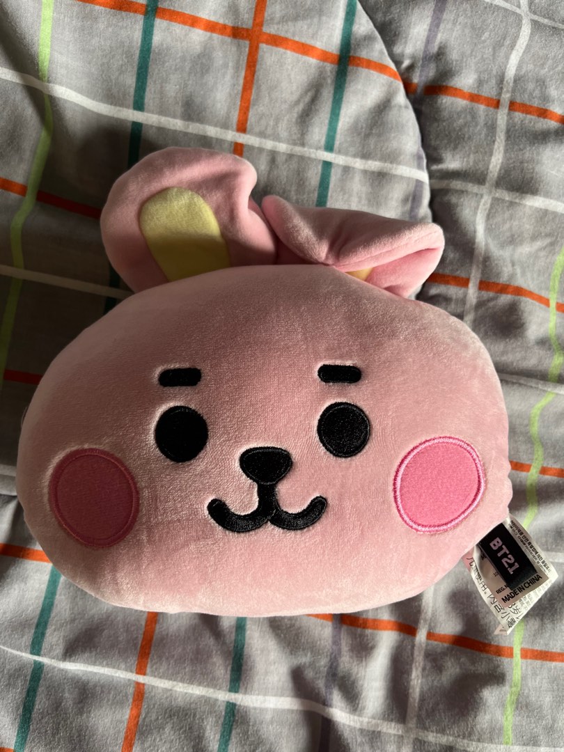 BT21 Face Pillow, Hobbies & Toys, Memorabilia & Collectibles, K-Wave on ...