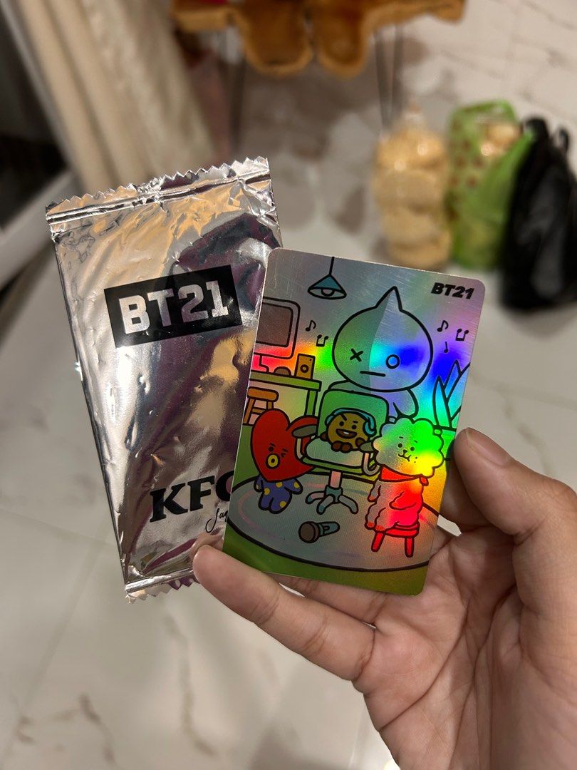 BT21 X KFC official kfc (bt21), Antik, Pajangan di Carousell