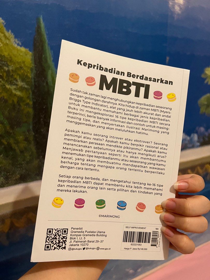 Buku Kepribadian berdasarkan MBTI (Kim Sona, Han Selin) Full Color Ori ...