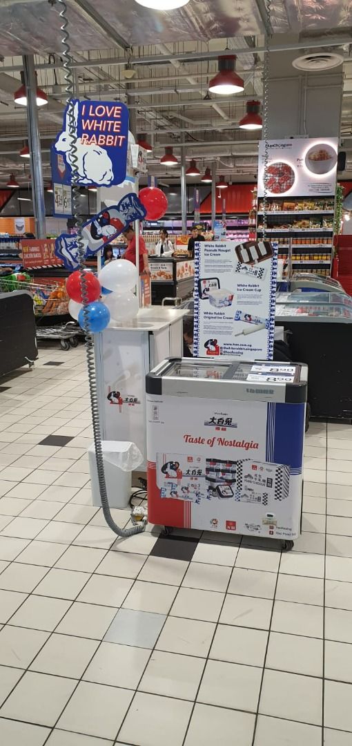 (Buy 1 Free 2) White Rabbit Ice Cream is at Jurong Point NTUC Xtra from ...