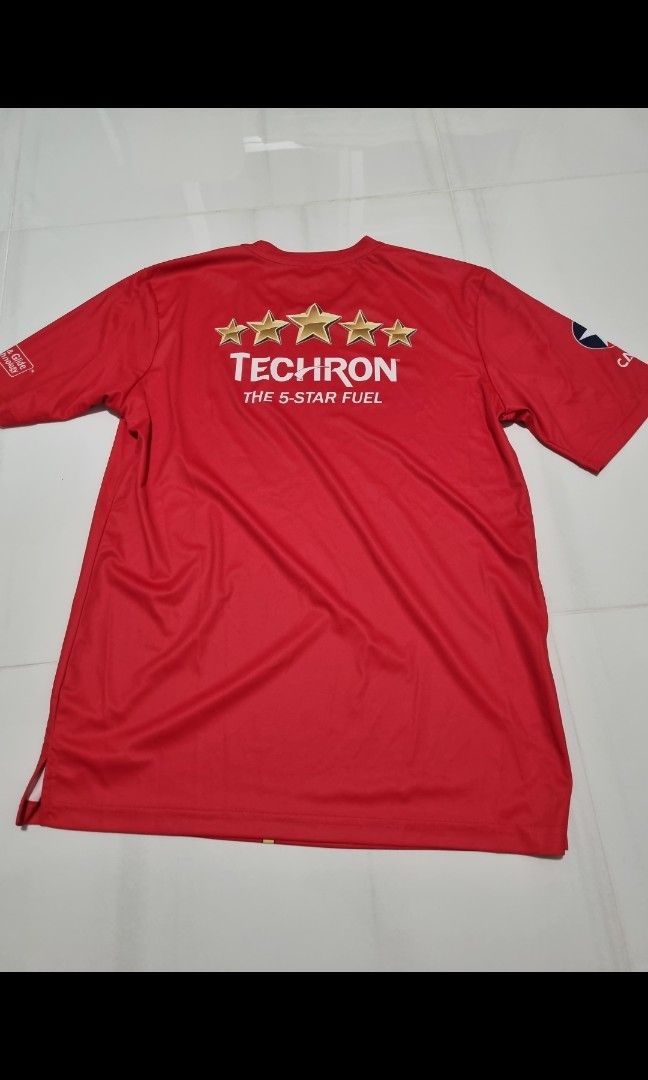 Caltex Techron Staff Uniform Tee, Men's Fashion, Tops & Sets, Tshirts ...