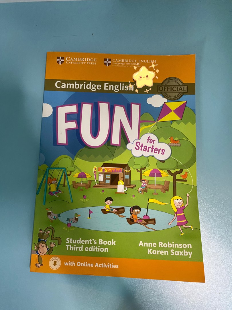 全新Cambridge English Fun for starters (原價$198）, 興趣及遊戲, 書本 & 文具, 補充練習 ...