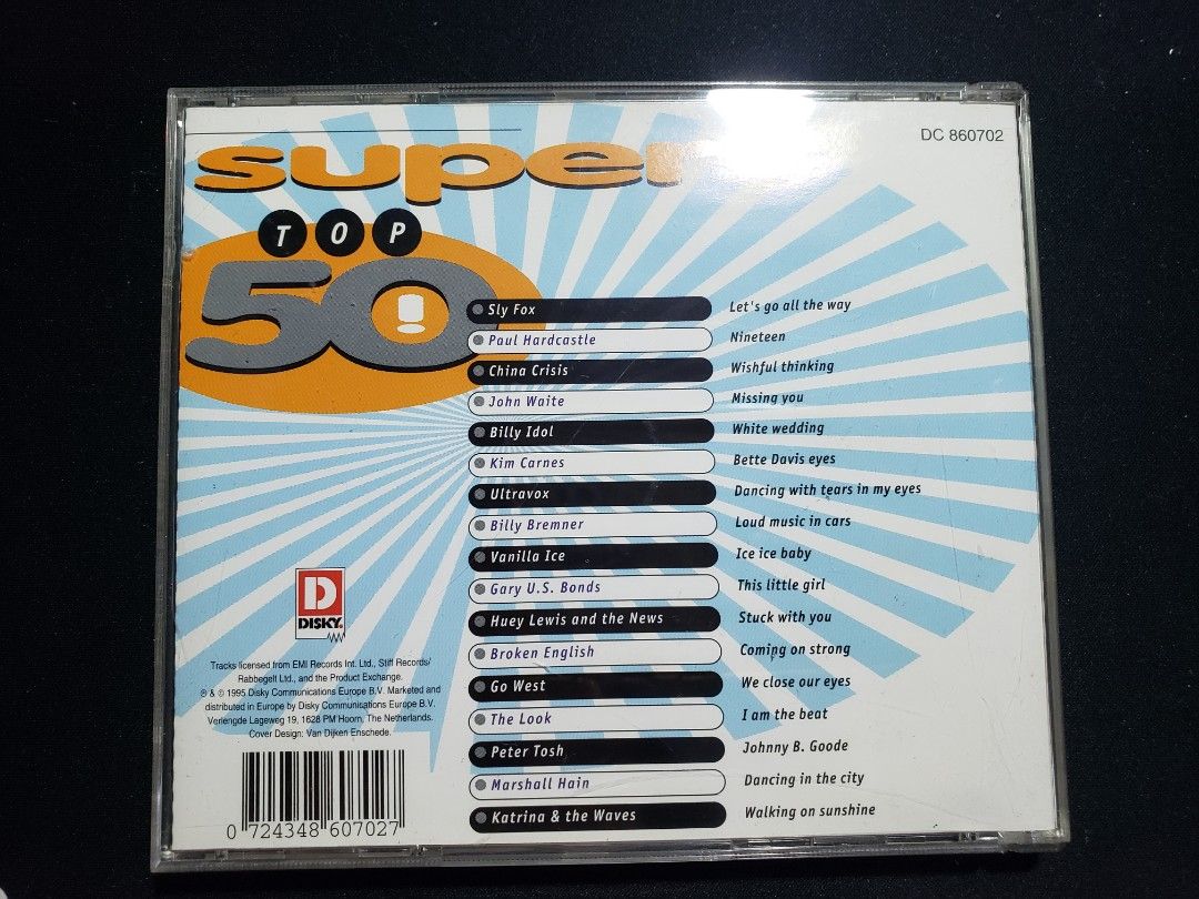 CD Super top 50 2, 興趣及遊戲, 音樂、樂器 & 配件, 音樂與媒體 - CD 及 DVD - Carousell