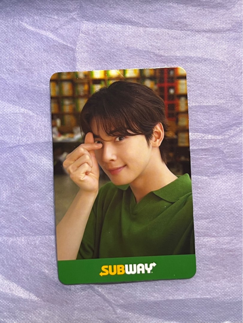 CHA EUN WOO PHOTOCARD, Hobbies & Toys, Memorabilia & Collectibles, K ...
