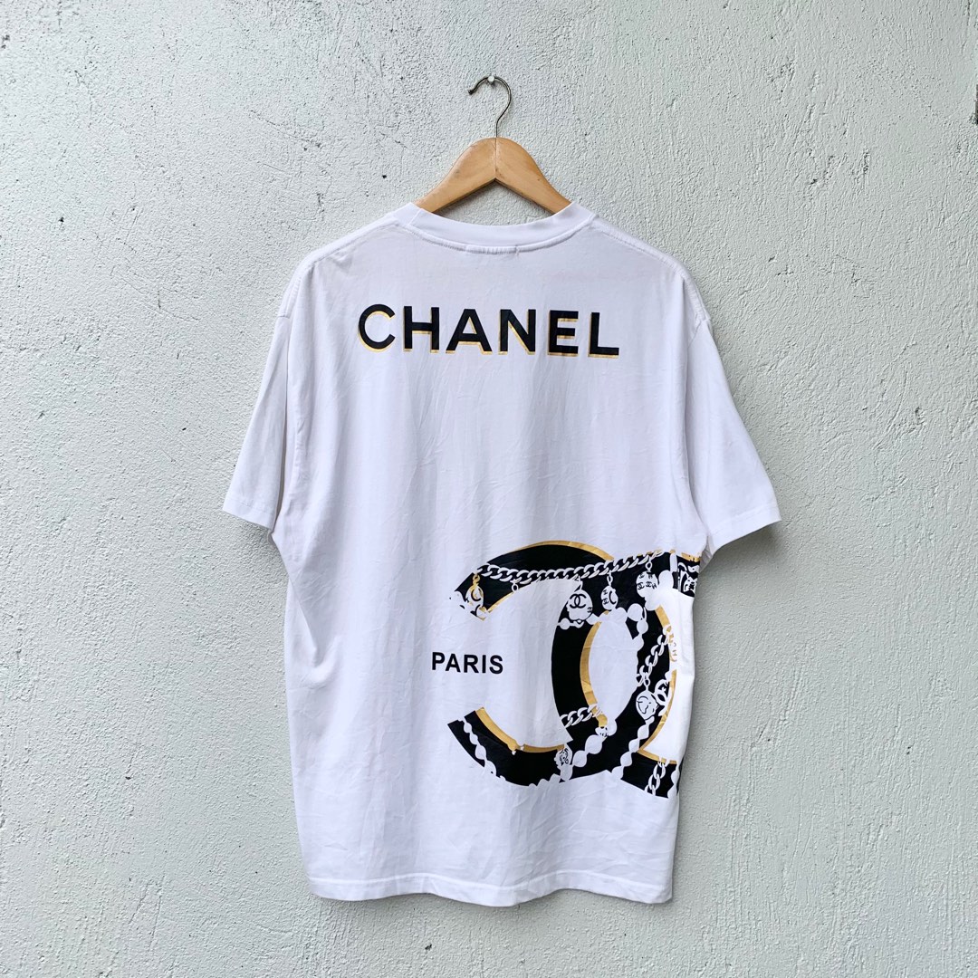 Chanel Tee, Men's Fashion, Tops & Sets, Tshirts & Polo Shirts on Carousell
