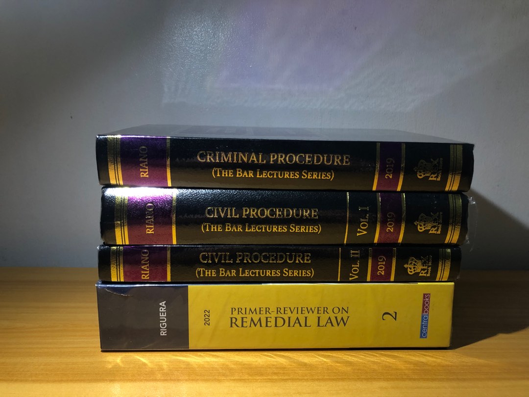 Civil Procedure Book | Criminal Procedure Book | Primer-Reviewer Law ...